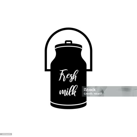 우유 통 드럼 간단한 벡터 아이콘 로고 디자인 일러스트 템플릿 도가니에 대한 스톡 벡터 아트 및 기타 이미지 도가니 치즈