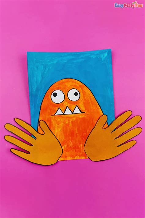 Monster Handprint Craft Easy Peasy And Fun