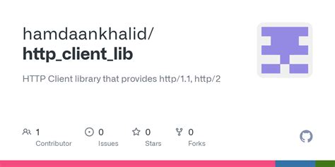 Github Hamdaankhalidclientlib Client Library That