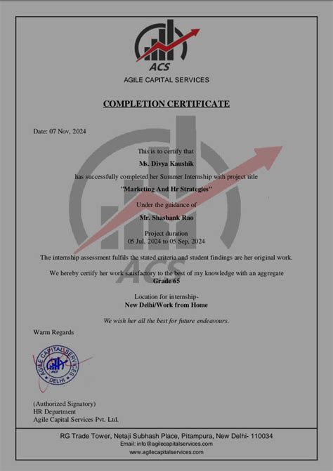 🌟 𝗘𝘅𝗰𝗶𝘁𝗲𝗱 𝘁𝗼 𝘀𝗵𝗮𝗿𝗲 𝗺𝘆 𝗶𝗻𝘁𝗲𝗿𝘀𝗵𝗶𝗽 𝗲𝘅𝗽𝗲𝗿𝗶𝗲𝗻𝗰𝗲 𝗮𝘁 𝗔𝗴𝗶𝗹𝗲 𝗰𝗮𝗽𝗶𝘁𝗮𝗹 𝘀𝗲𝗿𝘃𝗶𝗰𝗲🌟 Divya Kaushik