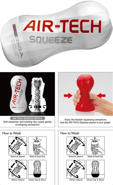 Tenga Air Tech Squeeze Gentle Flexibler Masturbator