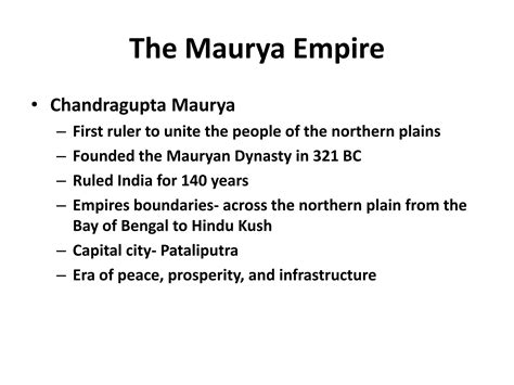 Maurya Empire Pptx