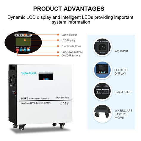 3kw Hybrid Off Grid Solar System With Wind Power And Mppt Inverter