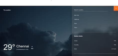 vishal khumar p d on linkedin weatherforecastapp html css