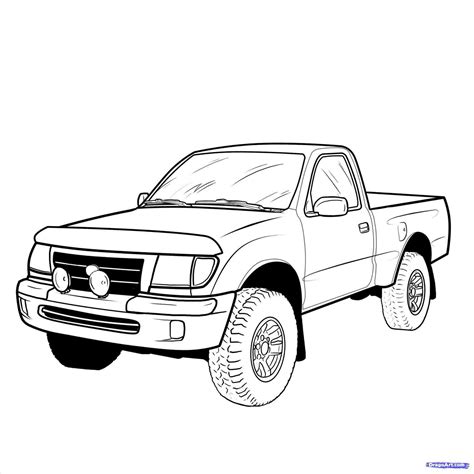 Truck Drawing At Explore Collection Of Truck Drawing