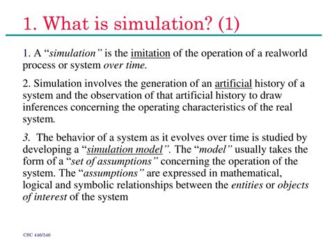 Ppt Introduction To Simulation Definition Types And Advantages