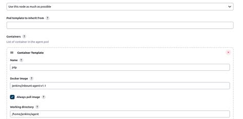 Jenkins Not Picking Custom Jnlp Image In Kubernetes Cluster Using Jenkins Jenkins