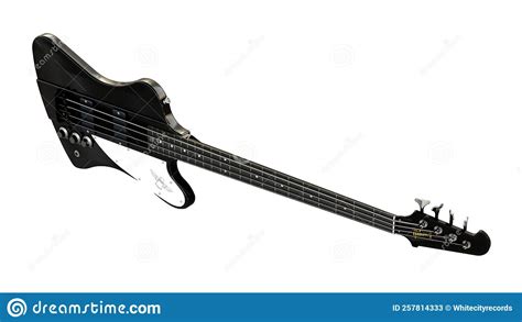 New York Usa September 29 2022 Black Bass Guitar Gibson Thunderbird