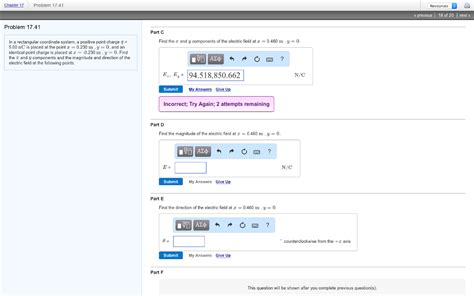 Solved Chapter 17 Problem 1741 Resources A Previous I 18 Of