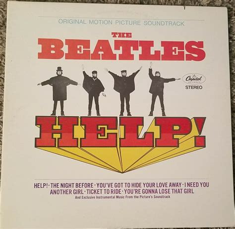 The Beatles Help Vinyl Record Album Cover Usa Version The Beatles