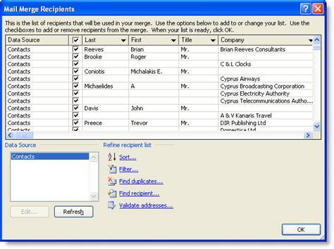 Mail Merge Labels With Microsoft Office