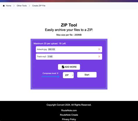 Routenote Convert Create Zip Files Online For Free Routenote Blog