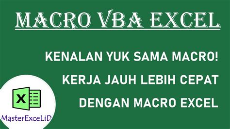 introduction to vba macro excel youtube