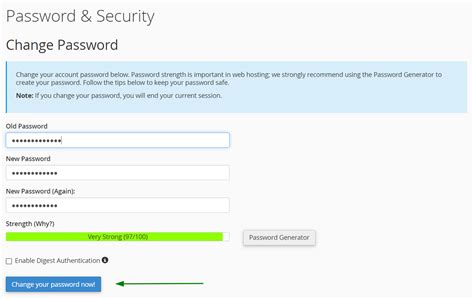 How Can I Reset My Cpanel Password Hosting
