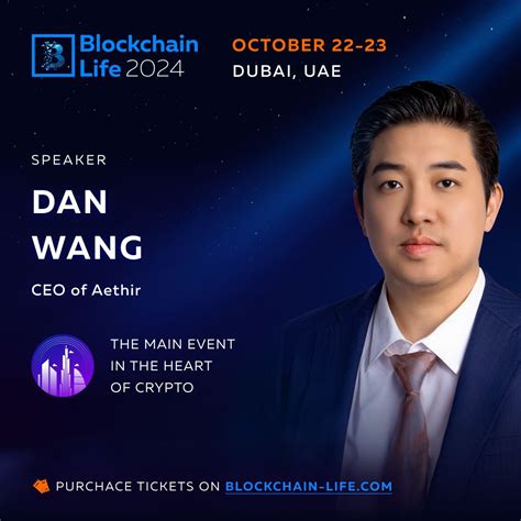 Blockchain Life 2024 On Linkedin Daniel Wang Takes The Stage At
