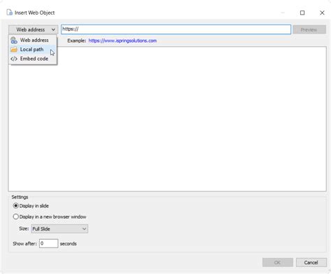 Inserting A Local Html File