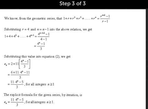 solved in each of 3 15 a sequence is defined recursively