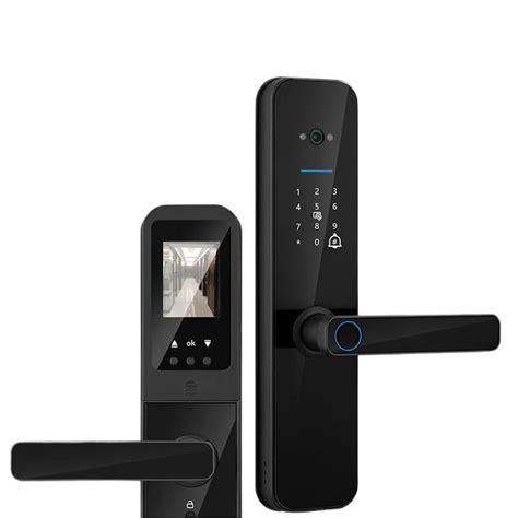 Digital Electronic Smart Door Lock With Biometric Camera Fingerprint Smart Card Password Key