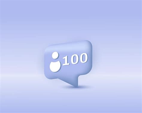 색 배경에 추종자 소셜 미디어 상징 또는 아이콘 프리미엄 벡터