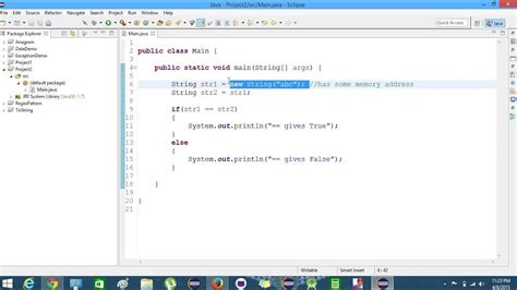 Difference Between And Equals Method In Java Team Mast Youtube