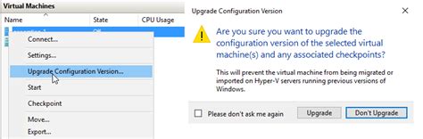 Hyper V VM Generations Versioning Explained