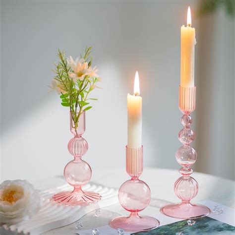 Bow Glass Candle Holders For Candlestick Holders Candle