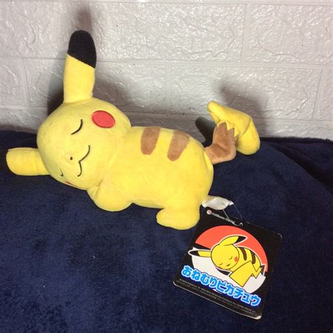 Pokemon Center Sleeping Pikachu Plush Hobbies And Toys Toys And Games On
