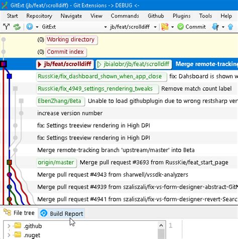 there is no diff tab · issue 4955 · gitextensions gitextensions · github