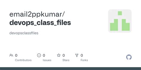 Github Email2ppkumardevopsclassfiles Devopsclassfiles