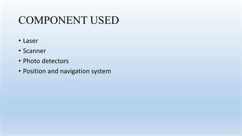 Lidar Light Detection And Ranging Pptx 3 D Graphics Computer