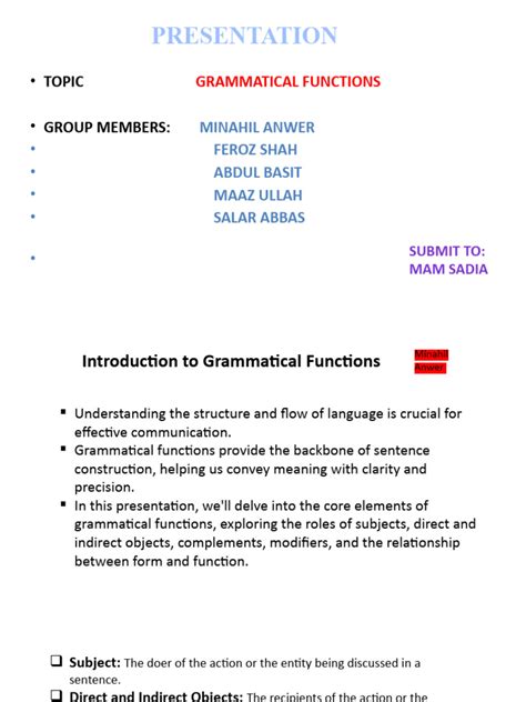 Group4 Syntax And Grammar Final Pdf Adverb Adjective