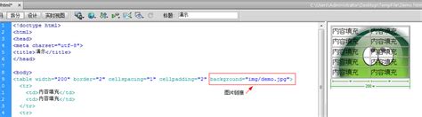 Dw表格背景图片设置 千图网