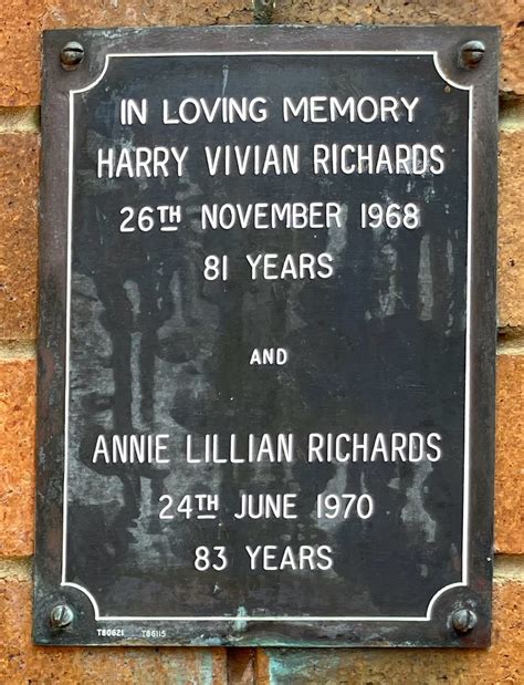 Annie Lillian Tebbutt Richards 1887 1970 Find A Grave Memorial