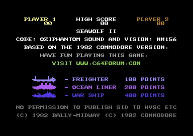 CSDb Seawolf II By Oziphantom 2023