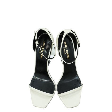Ysl White Opyum Pumps 385 The Closet