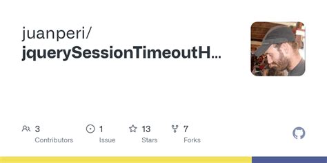 Github Juanperijquerysessiontimeouthandler