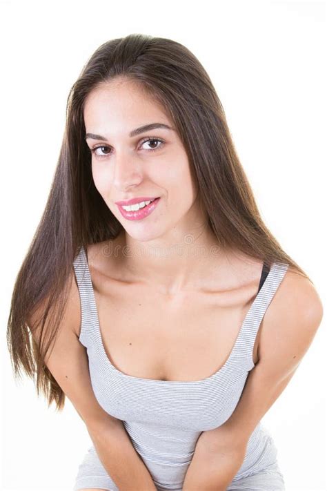 Woman Natural Hair Beauty Closeup Portrait Stock Photo Image Of Female Babe 130999568
