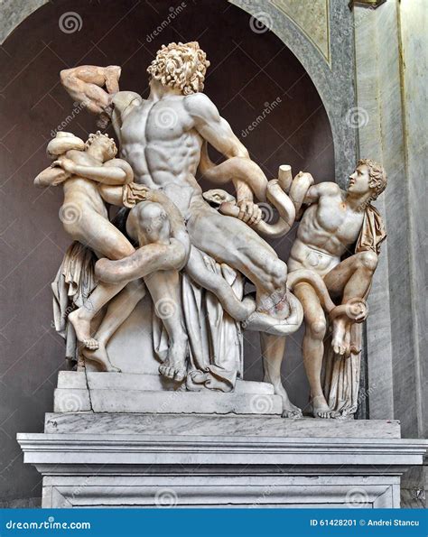 Statue Of Laocoon And His Sons Vatican Museum Editorial Photo Image