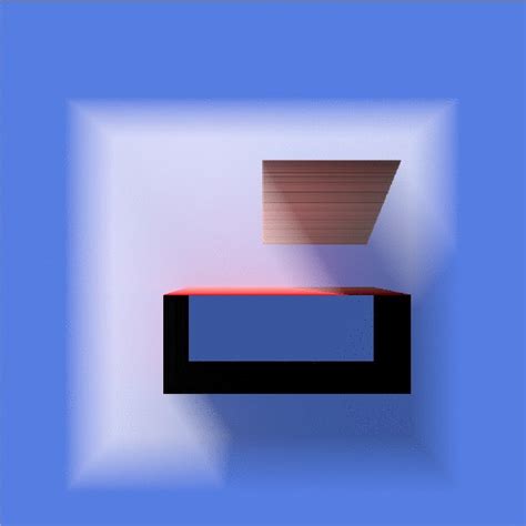 Cube Of Participating Media With Polygons One Of Which Is Not Axis
