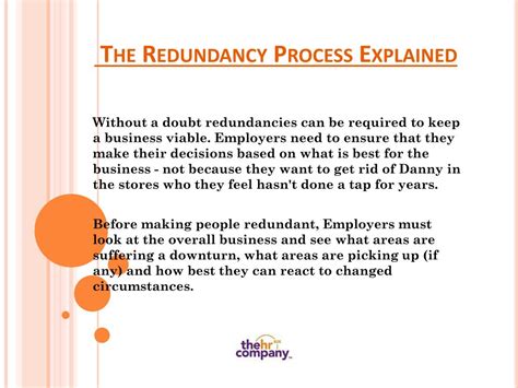 PPT The Redundancy Process Explained PowerPoint Presentation Free Download ID 2529376