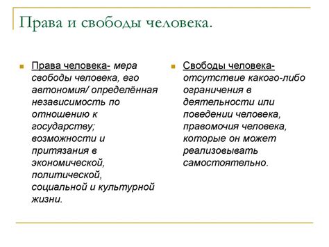 Права и свободы человека и гражданина 10 декабря день прав человека презентация онлайн