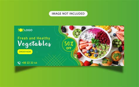 Vegetable Food Banner Web Banner Design Graphic By Graphicworld