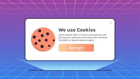 Premium Vector Protection Of Personal Data Information Cookie And Internet Web Page We Use