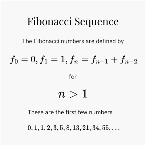 In The Fibonacci Sequence Each Number Is The Sum Of The Two Preceding