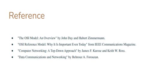 Understanding The Osi Model In Networking Ppt