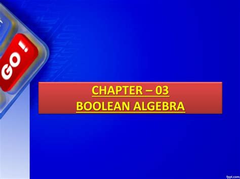 Chapter 3 Boolean Algebraxibboolean Logic Circuits Pdf
