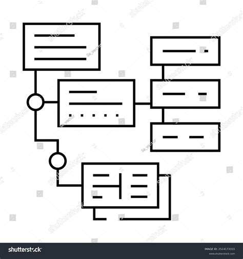 Uml Diagrams Analyst Line Icon Vector Stock Vector Royalty Free 2514173315 Shutterstock