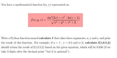 Solved You Have A Mathematical Function Fxy ﻿represented