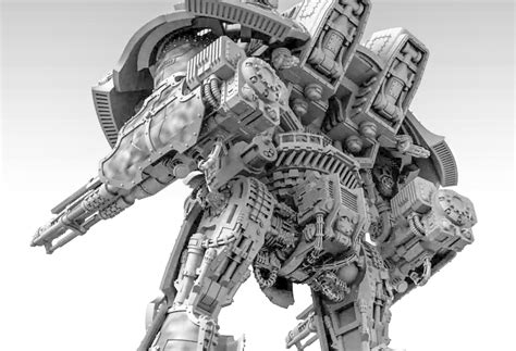 🛰 Mars Pattern Warlord Titan・archivo 3d Gratis Para Impresión 3d・cults