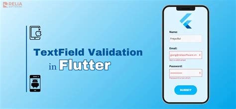 Step By Step Tutorial To Master Flutter Textfield Validation Relia